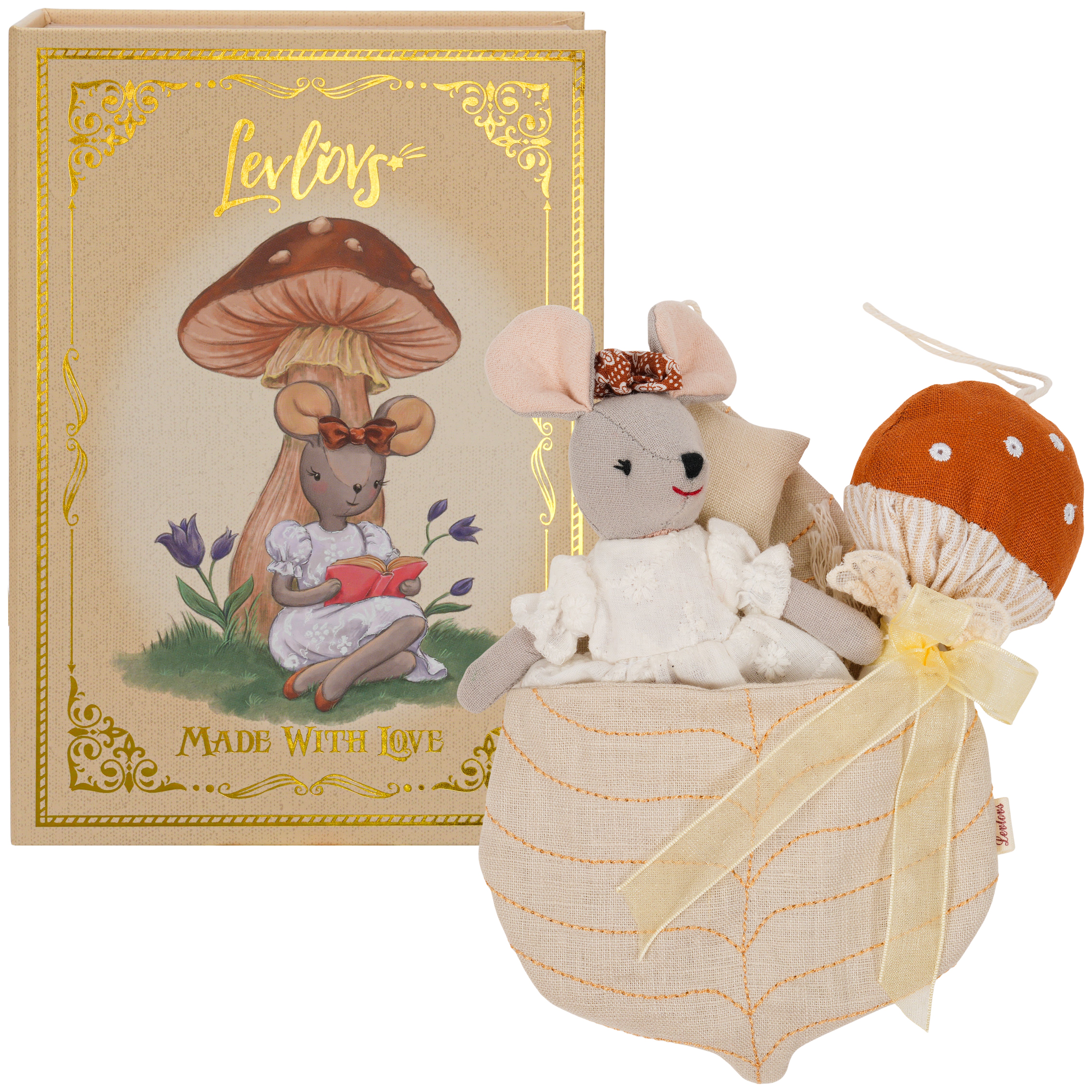 Mouse in a Box Mouse and the Mushroom Wonder Forest Set Brown – LEVLOVS